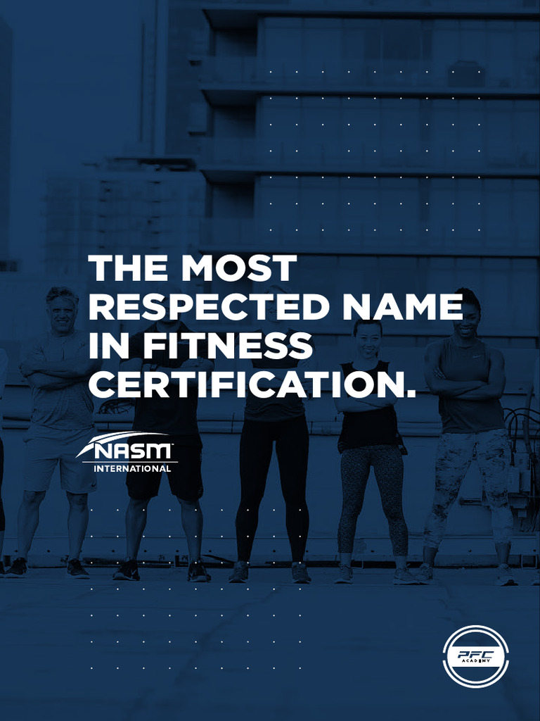 International NASM Certified Personal Trainer (NASM-CPT) Course Details ...