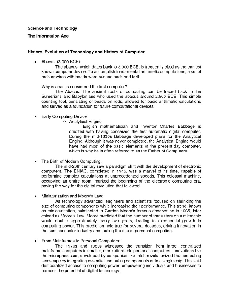 Science and Technology | PDF