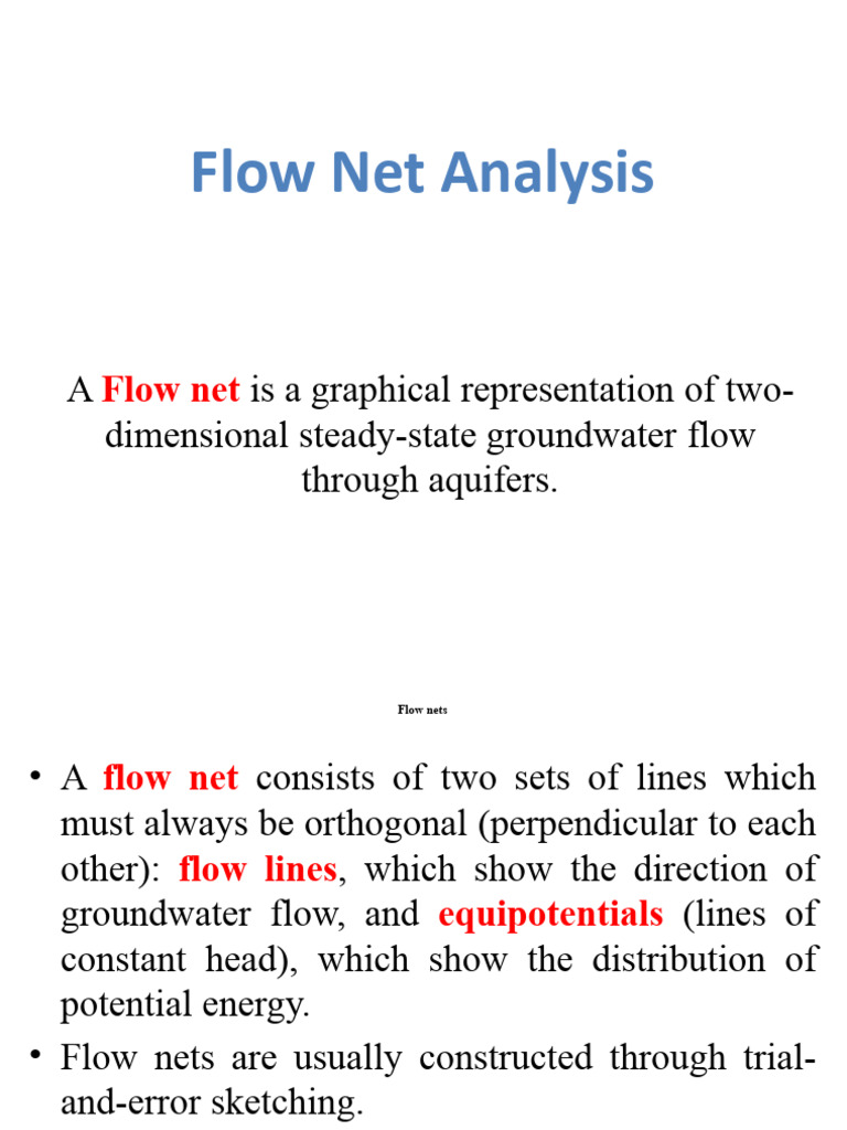 Understanding Flow Net Analysis in Hydrogeology | PDF | Science ...