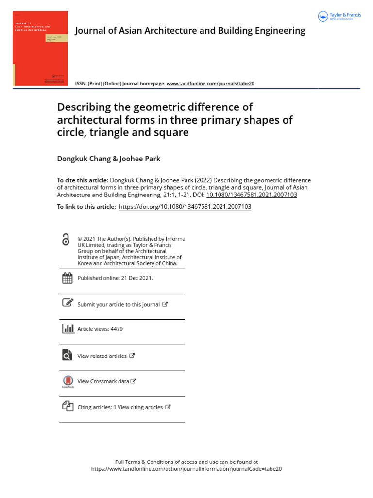 Describing The Geometric Difference of Architectural Forms in Three ... Describing The Geometric Difference of Architectural Forms in Three ...