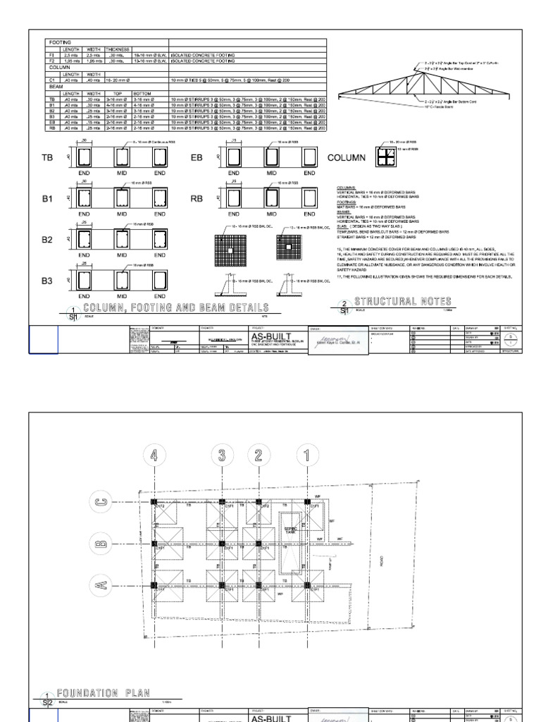 ASbuilt Structural | PDF