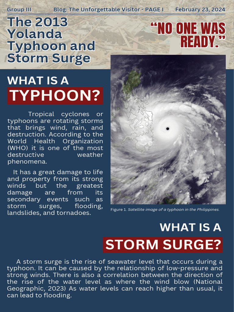 The 2013 Yolanda Typhoon and Storm Surge | PDF | Tropical Cyclones | Weather