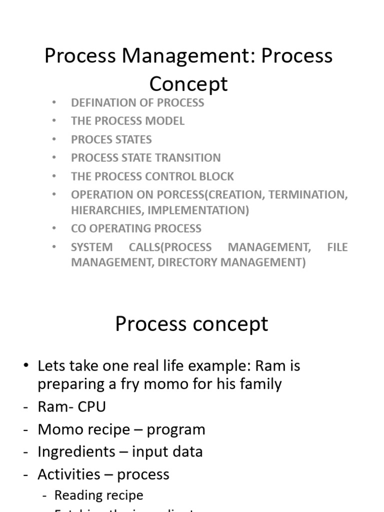 UNIT - 3 - Process Concepts | PDF | Process (Computing) | Operating System UNIT - 3 - Process Concepts | PDF | Process (Computing) | Operating System