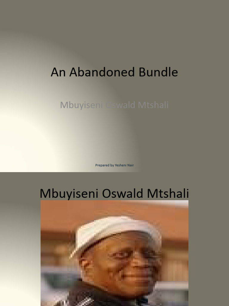 An Abandoned Bundle | PDF | Poetry