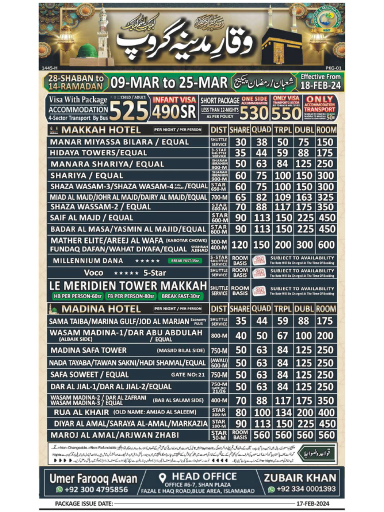 WMT Ramzan Pack 18 Feb 24-1 | PDF