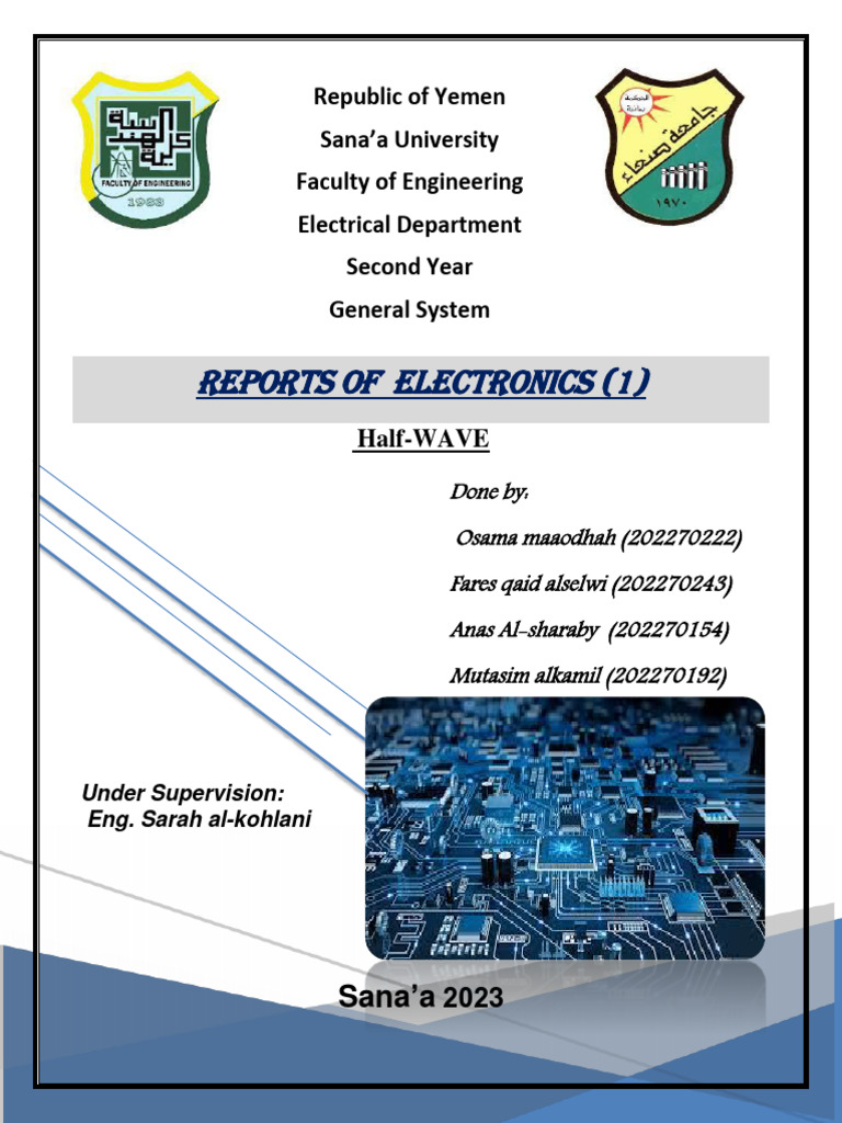 Half Wave | PDF | Rectifier | Computer Engineering