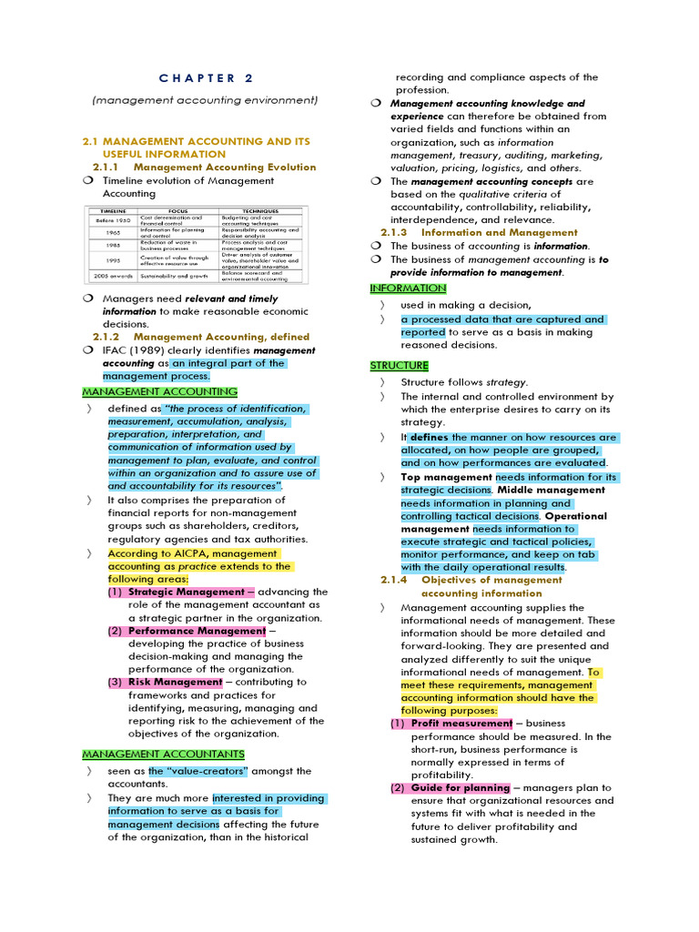 ManSci - Semifinal Reviewer | PDF | Management Accounting | Accounting