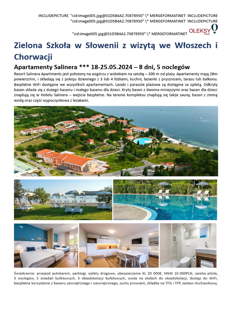 Info Zielona Szkola | PDF