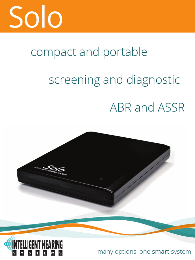 Intelligent Hearing System Ihs Solo Abr Bera | PDF | Decibel ...