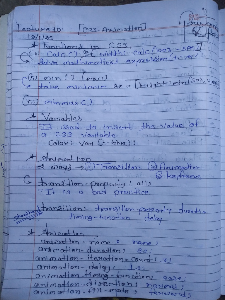 Lecture10 Notes by Priyansh | PDF