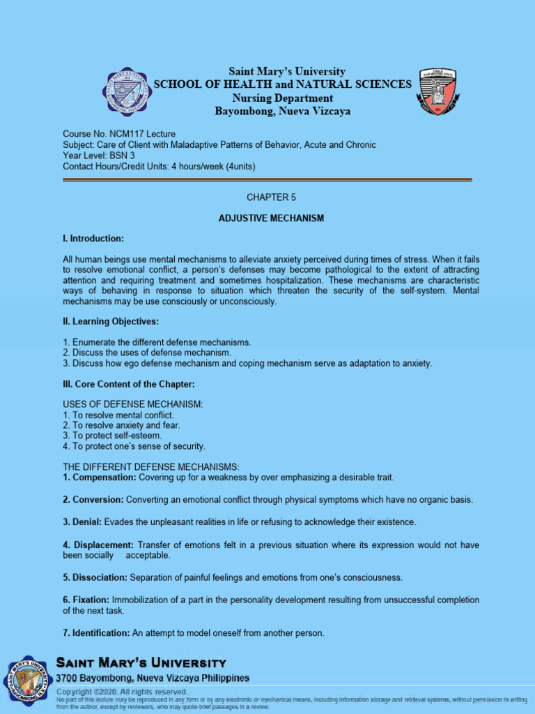 Chapter 5 Module Adjustive Mechanism | Download Free PDF ...
