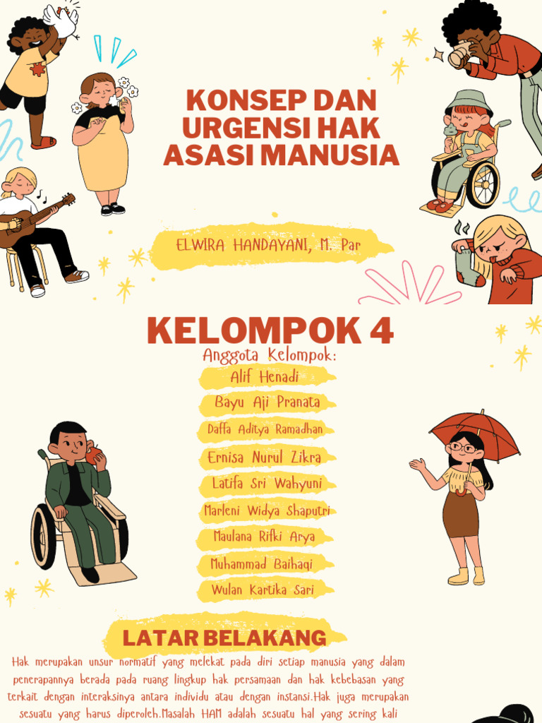 Konsep Dan Urgensi HAM - KLPK 4 KHT A - 20231115 - 142601 - 0000 | PDF