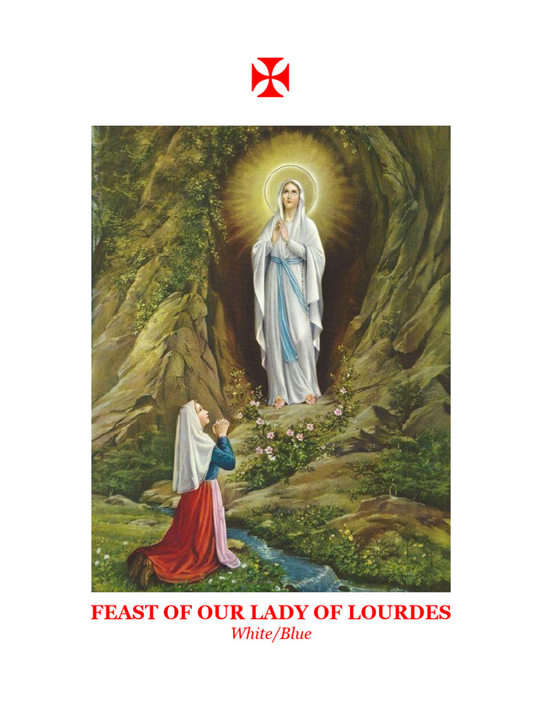 Feast of Our Lady of Lourdes | PDF