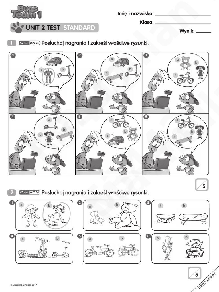 Unit 2 Test Standard Bugs Team 1 | PDF