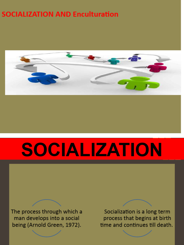 Lecture - 3 - Socialization - Enculturation - and - Acculturation | PDF | Socialization | Human ...
