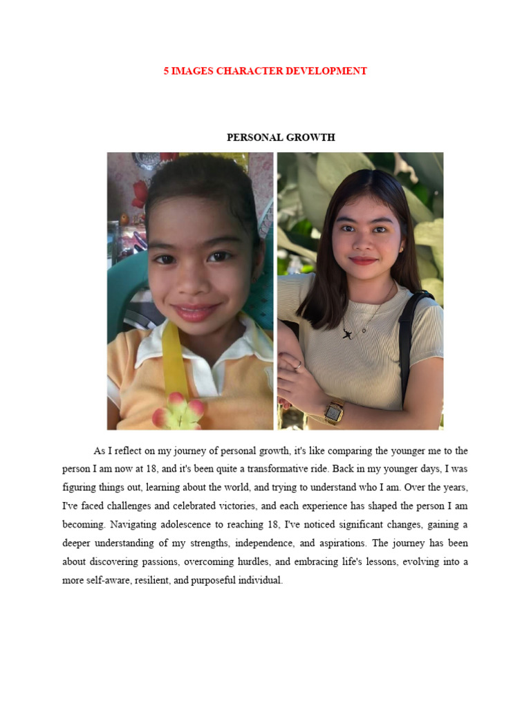 5 Images Character Development | PDF