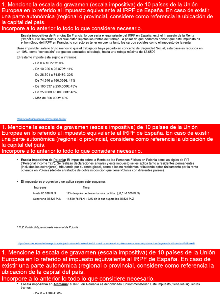 Ej 1 Reg Fiscal | PDF | Impuestos | Impuesto sobre la renta