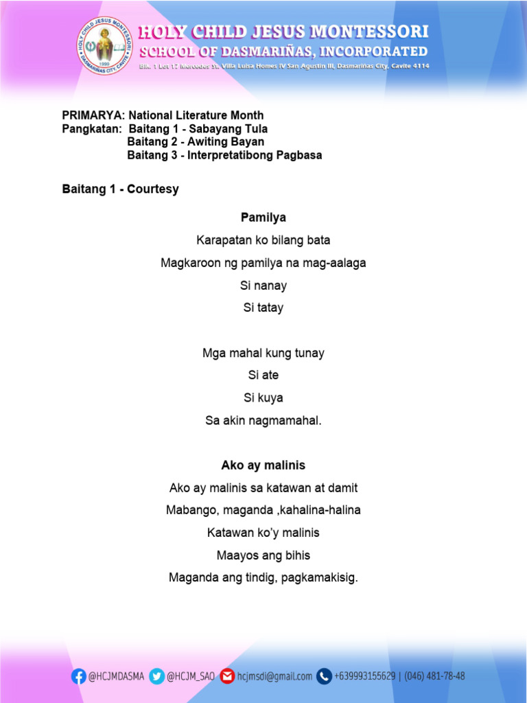 Filipino (JHS) | PDF