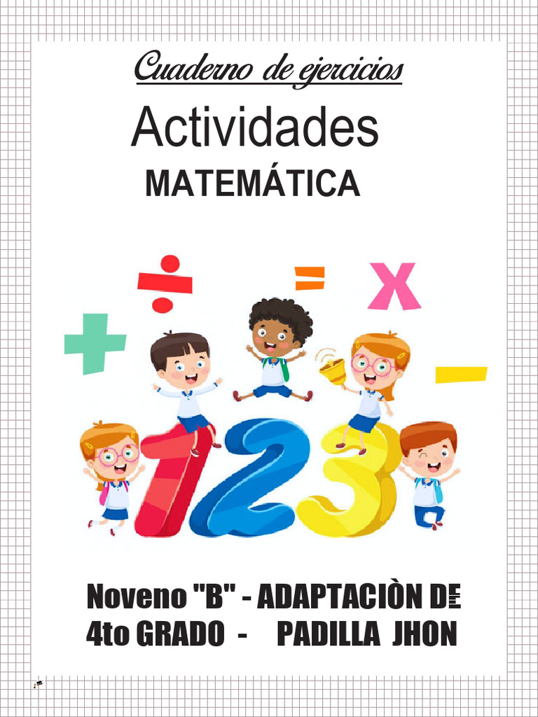 Problemas De Matematicas Para 4to Grado