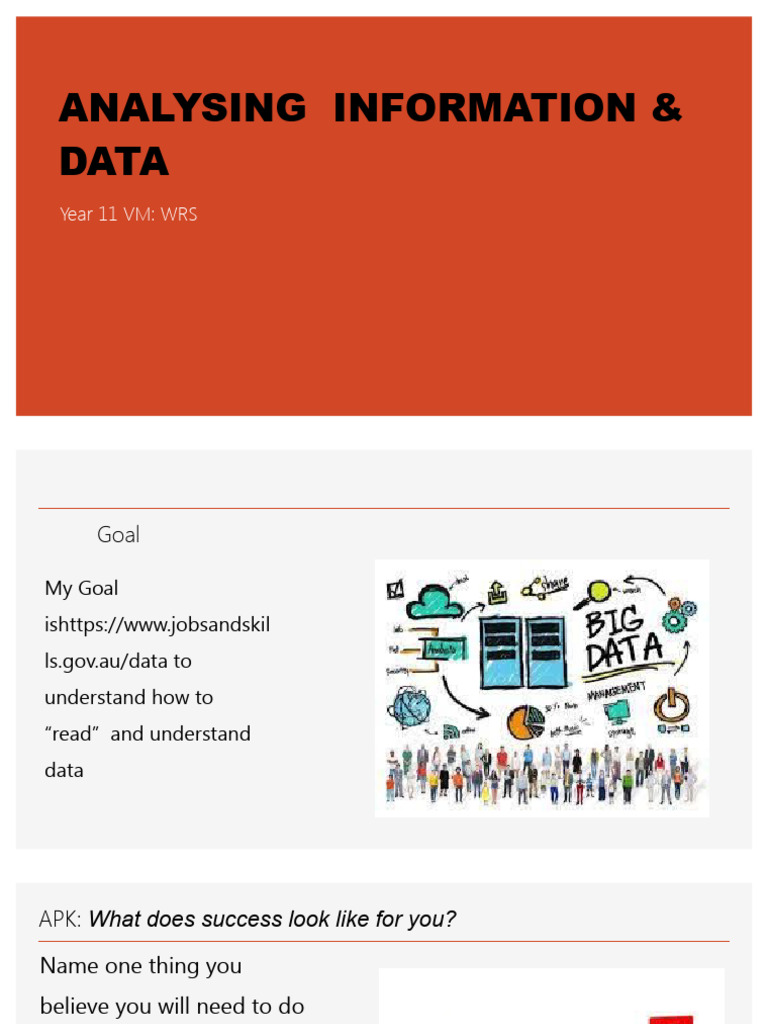 L2 - Analysing Information and Data | PDF | Chart | Information