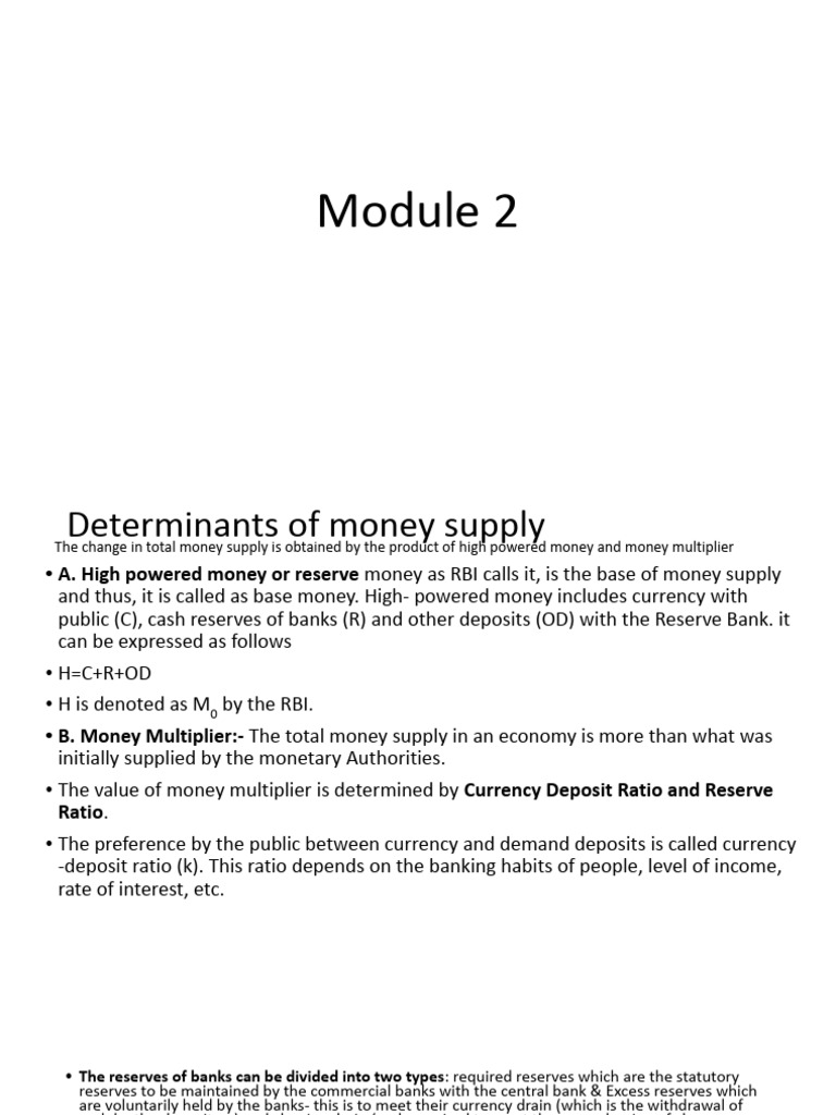 Module 2 | PDF | Inflation Targeting | Monetary Policy