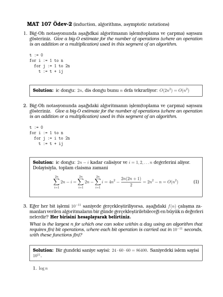 ALGO | PDF | Notation | Numerical Analysis