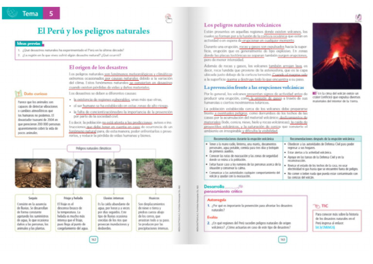 Semana 33 - CCSS - 3° Sec. - Tema 7 GEO - El Perú y Los Peligros Naturales - Miércoles 10 ...