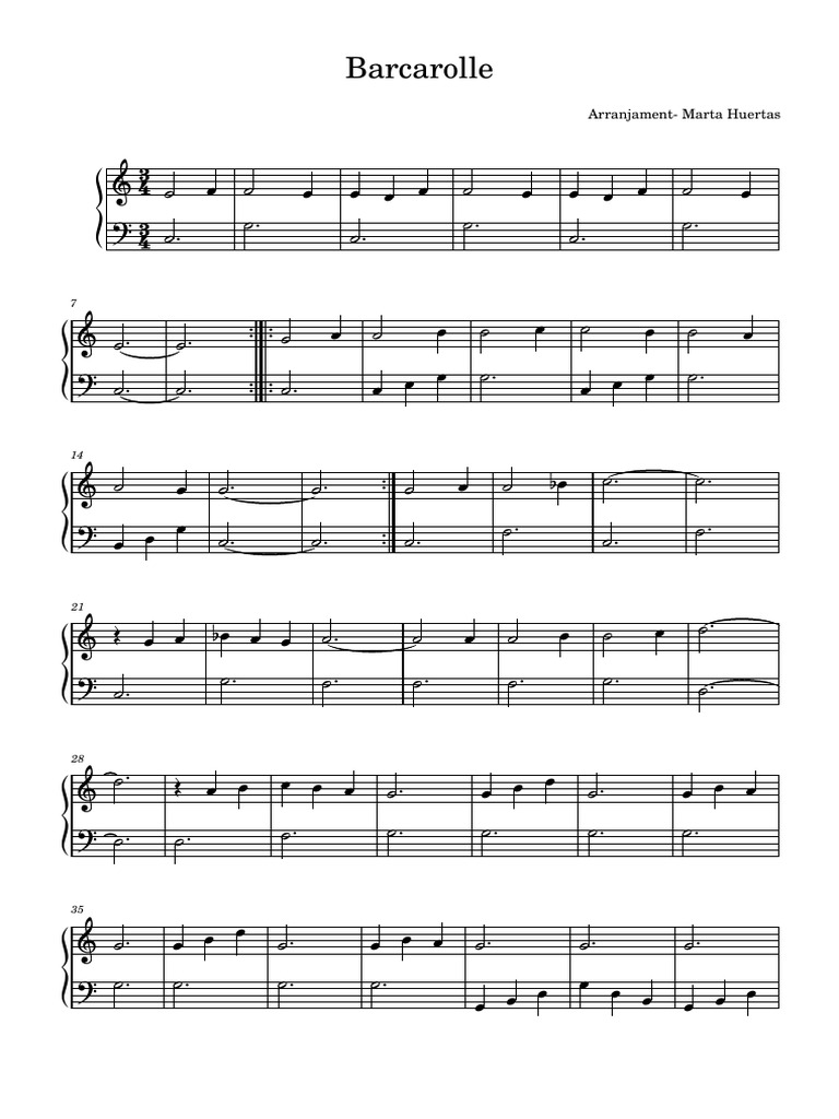 Barcarolle Ampliada | PDF