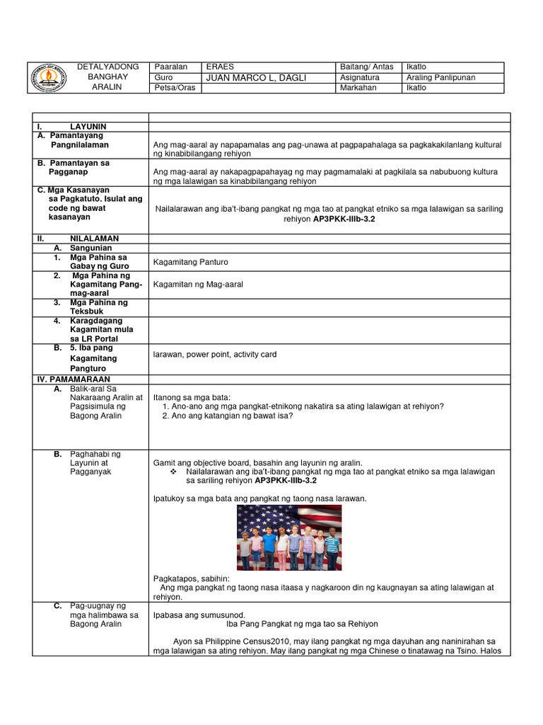 Ap Aralin 3.2.1 Aralin 3 Week 2 Days 4 5 | PDF