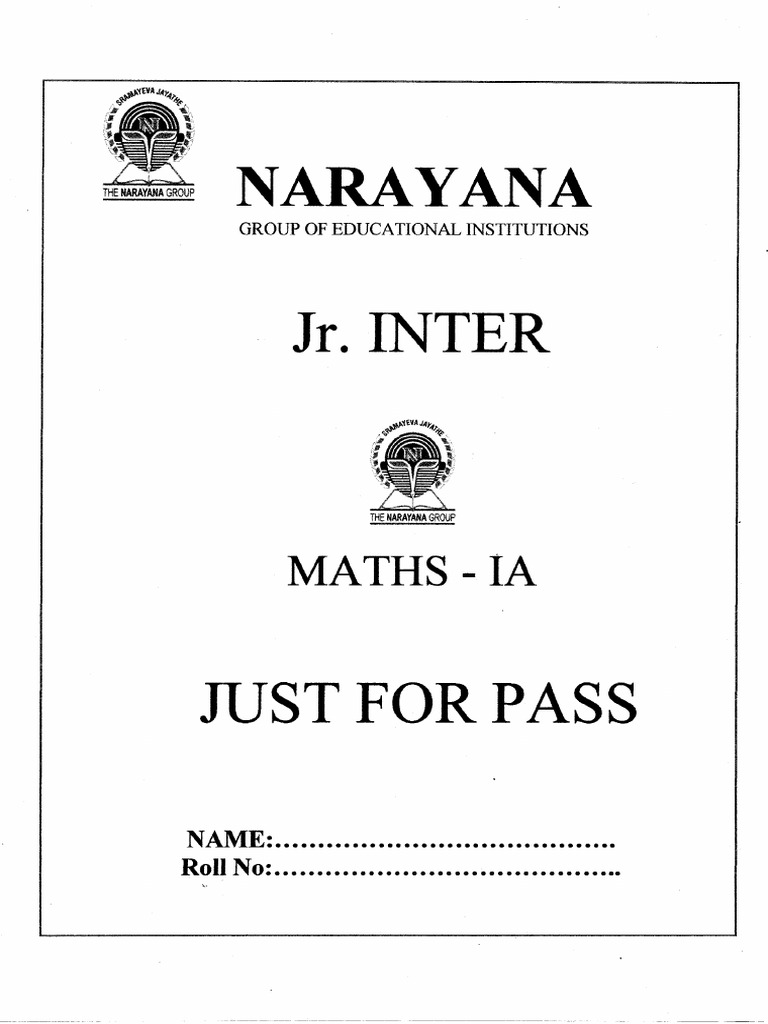 Maths 1A | PDF