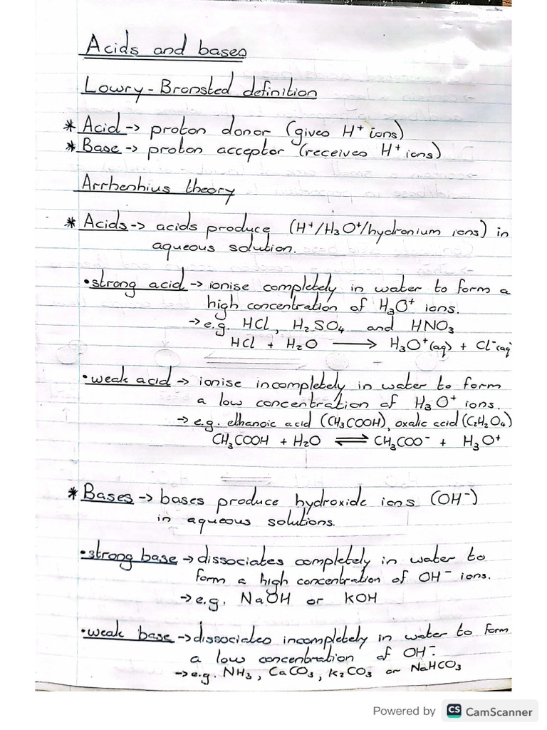 Gr12 PS Acids and Bases | PDF