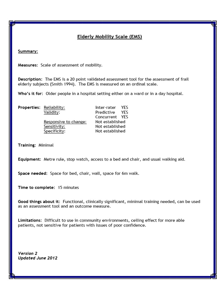 Agile Outcome Measures Ems v2 | PDF | Sensitivity And Specificity ...