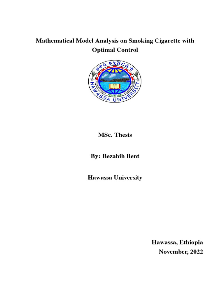 Bezabih Bent | PDF | Stability Theory | Tobacco Smoking