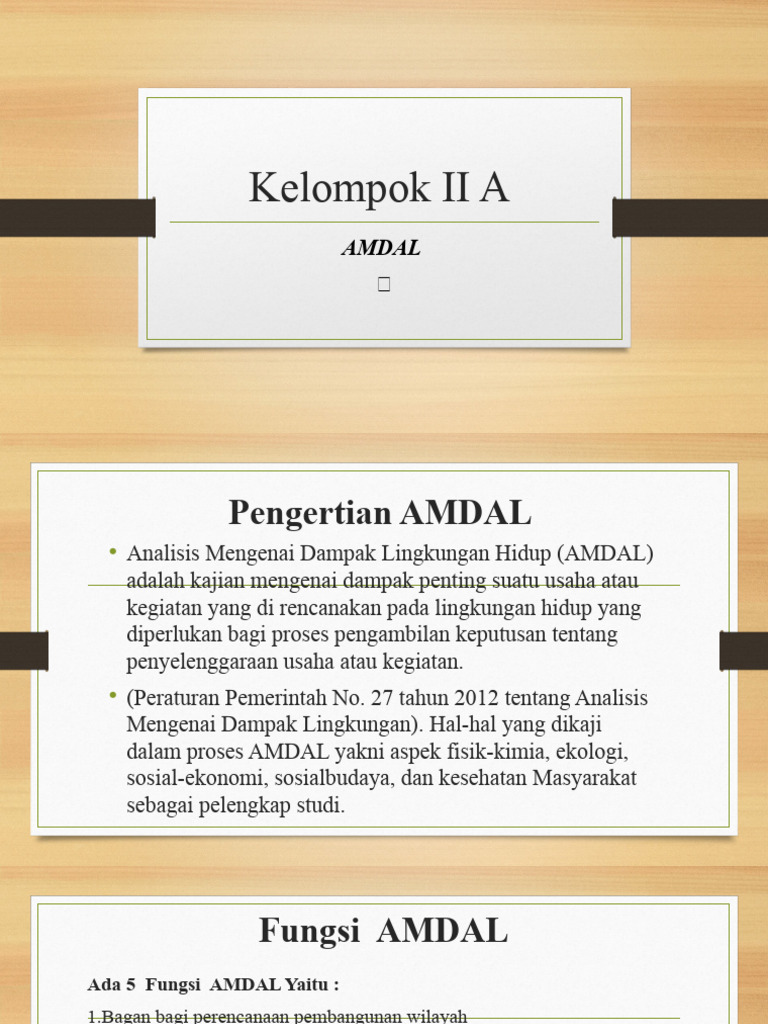 K 2 Amdal | PDF