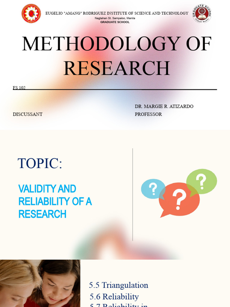 Triangulation in Research Methods | PDF | Methodology | Validity (Statistics)