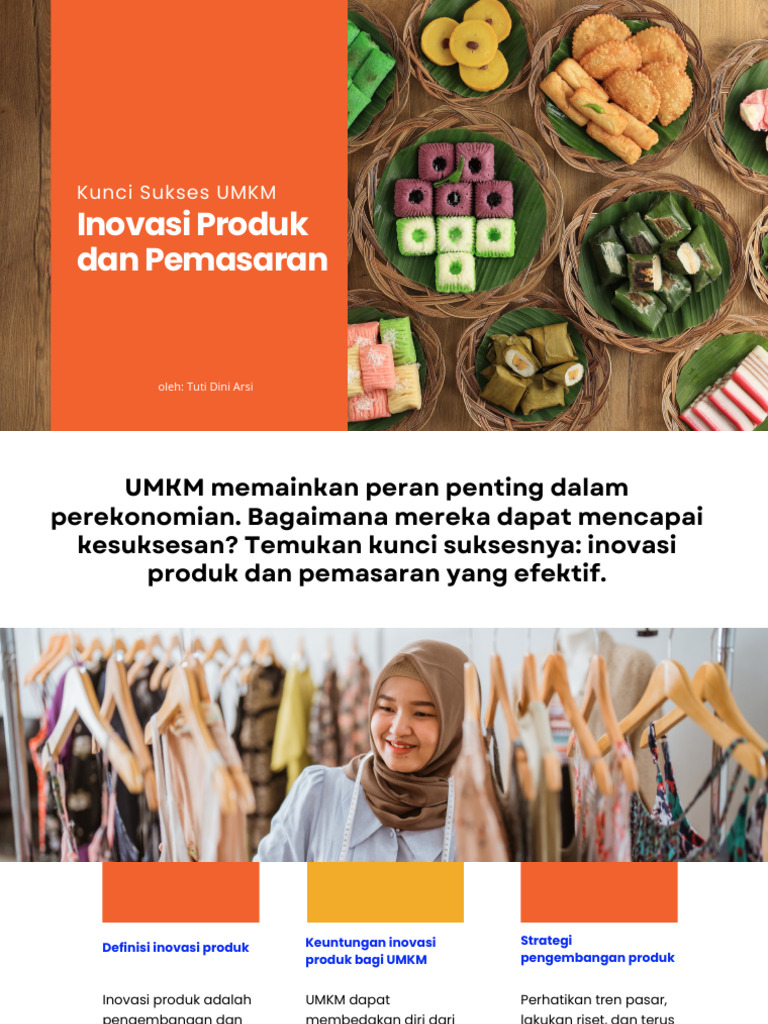 Inovasi dan Pemasaran Sukses UMKM | PDF