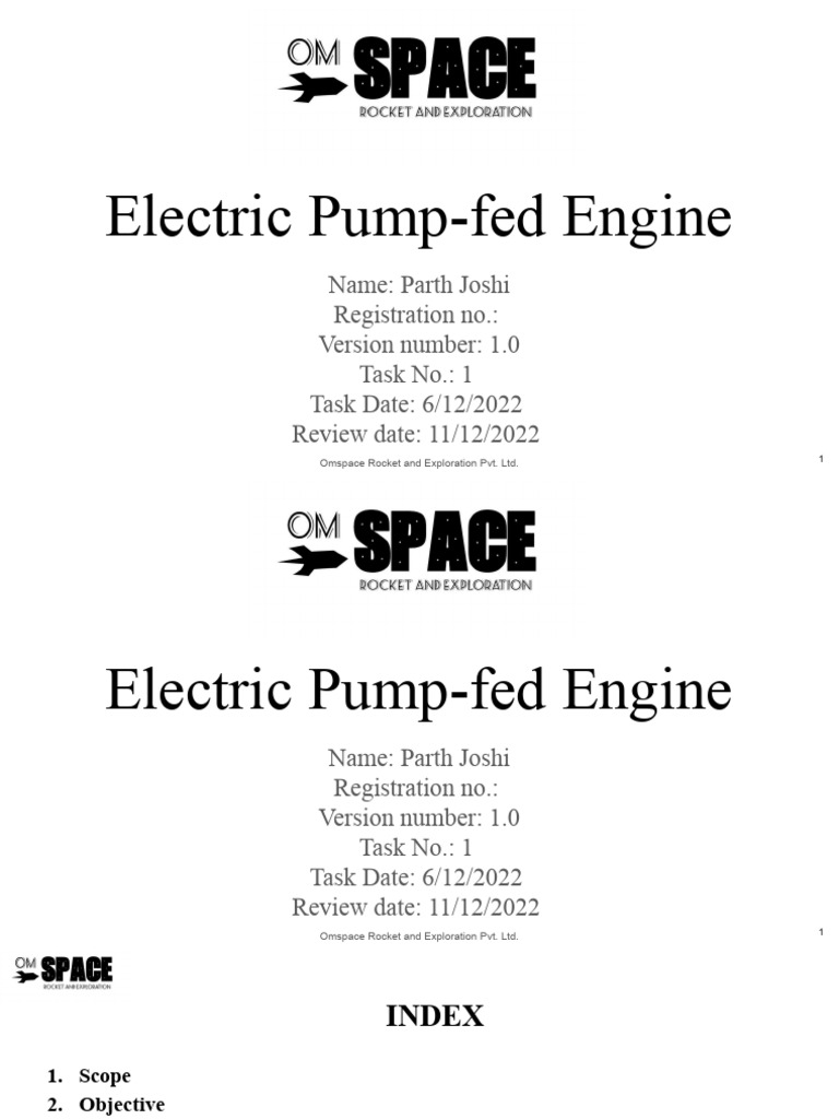Electric Pump-Fed Engine | PDF | Rocket Engine | Liquid Propellant Rocket