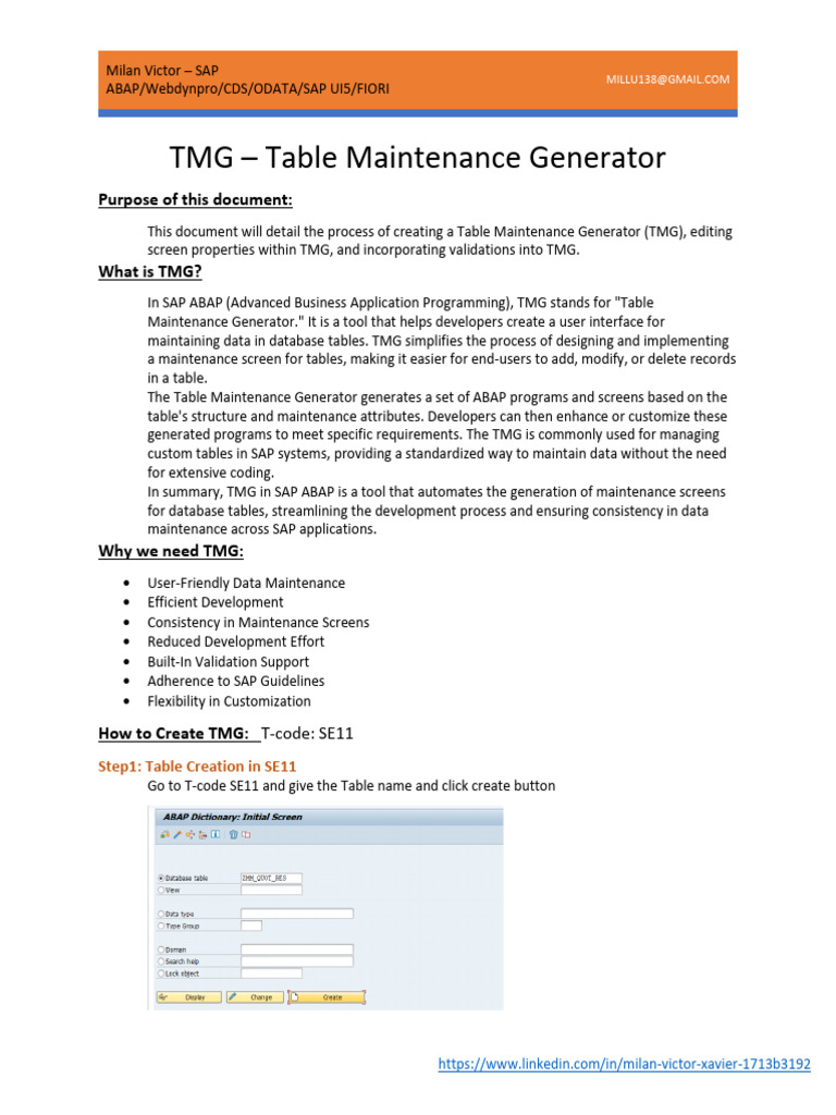 Maximizing Efficiency in SAP TMG - A Comprehensive Guide | PDF | Information Technology ...