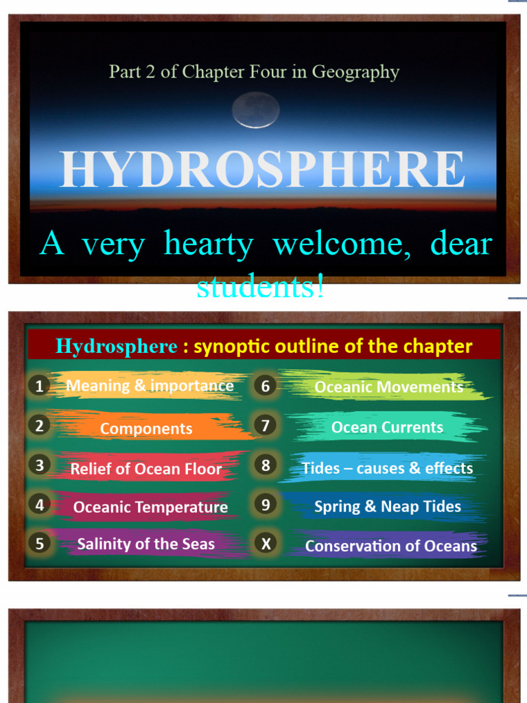 Hydrosphere 2 | Download Free PDF | Tide | Oceans