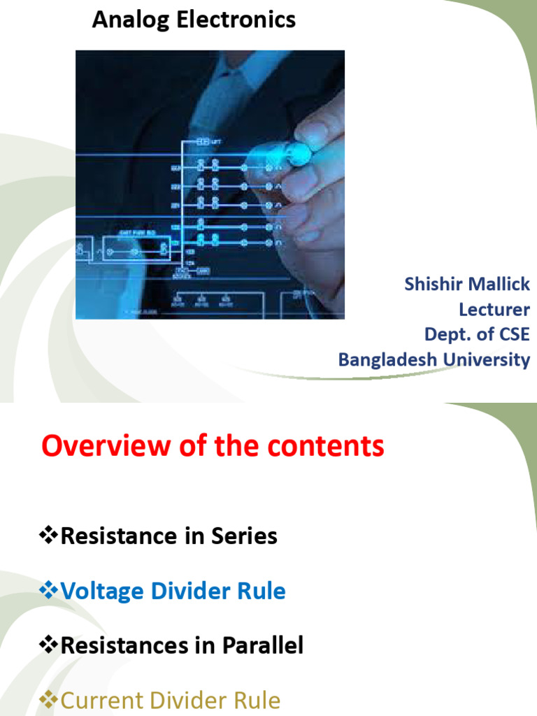 AE - 02 - Network Theorem | PDF | Series And Parallel Circuits ...
