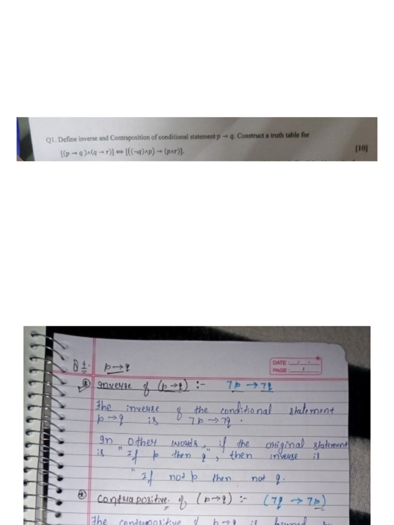 Logic and Proofs 2 .. (Pyqs Solutions) | PDF