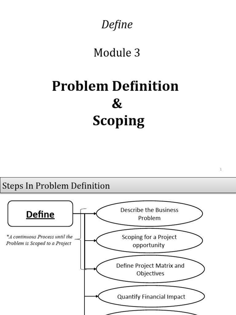 03-Project Definition & Scoping | PDF | Performance Indicator | Benchmarking