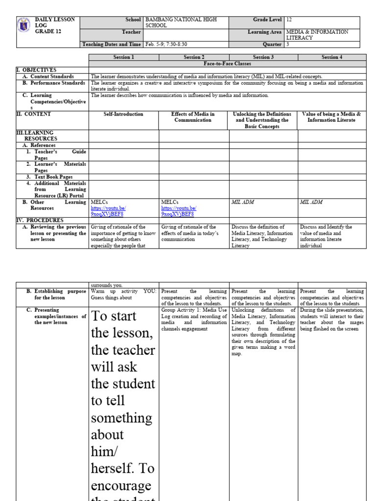 Mil Week 1.0 | Download Free PDF | Information | Literacy