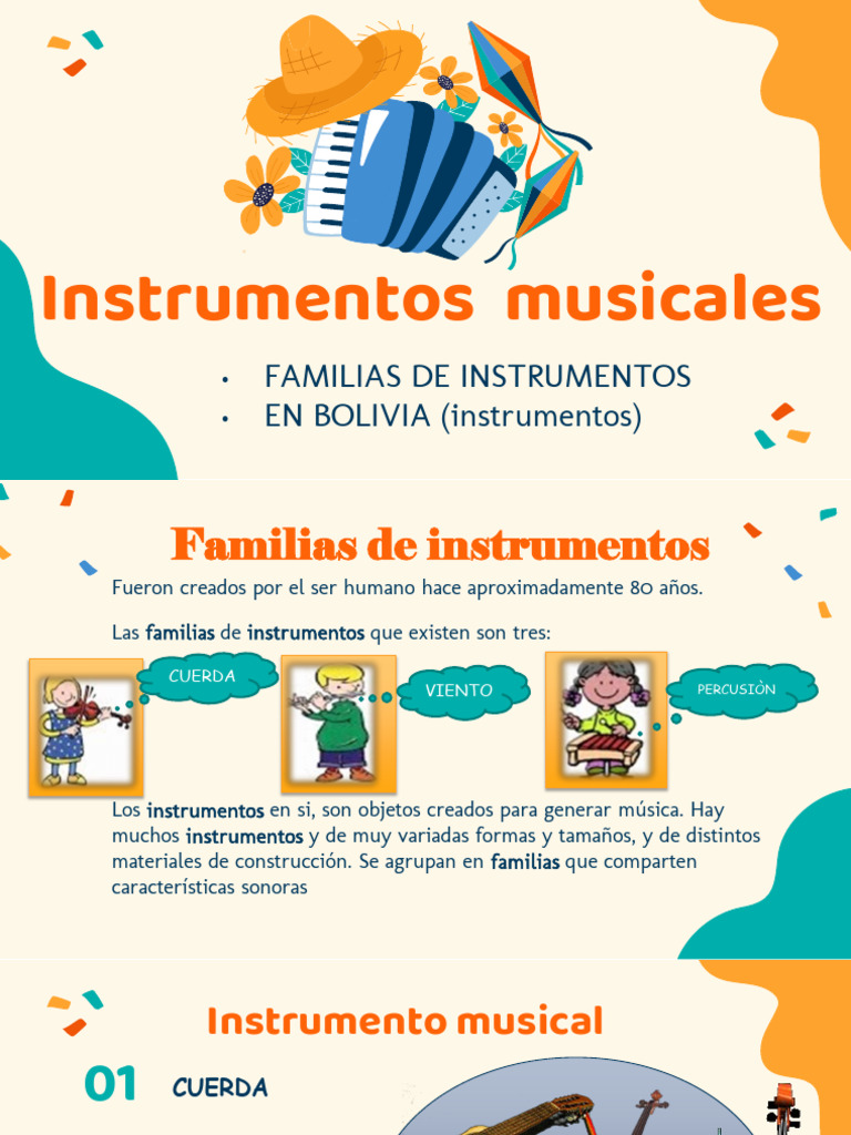 Tema 1 - LOS INSTRUMENTOS MUSICALES | PDF | Instrumentos musicales ...