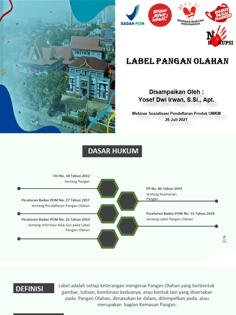 Label Pangan Olahan | PDF
