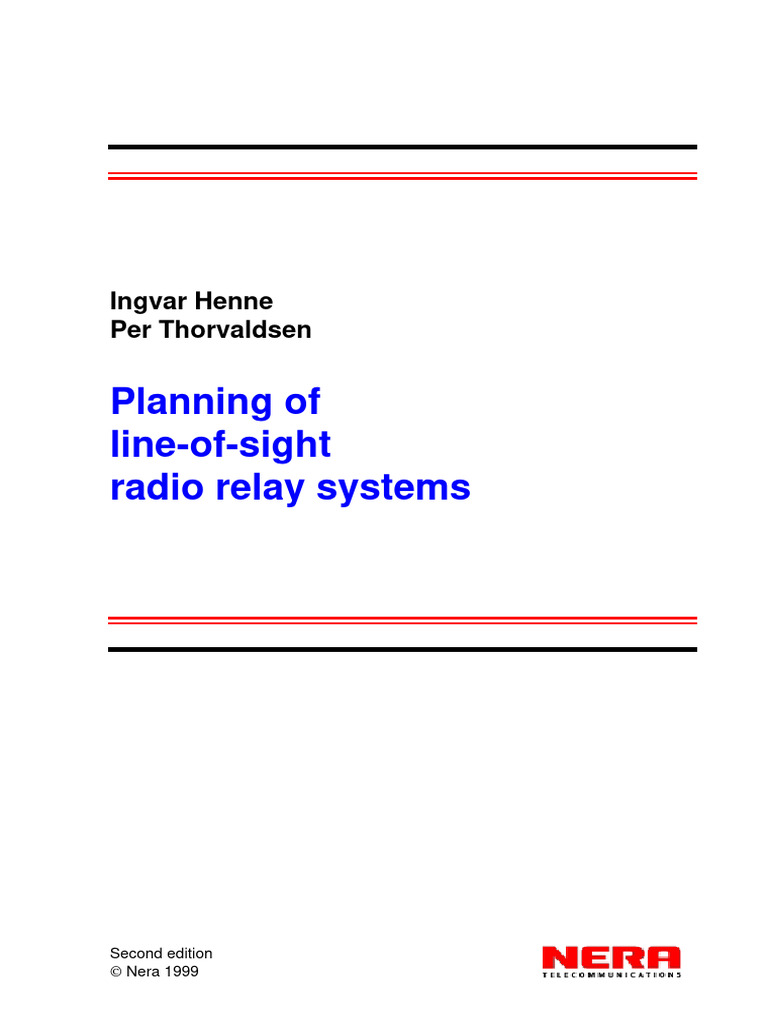 Planning Line-of-Sight Radio Relays | PDF | Refraction | Refractive Index