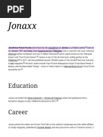 Jonaxx Series and Character List | PDF | Travel | Poetry