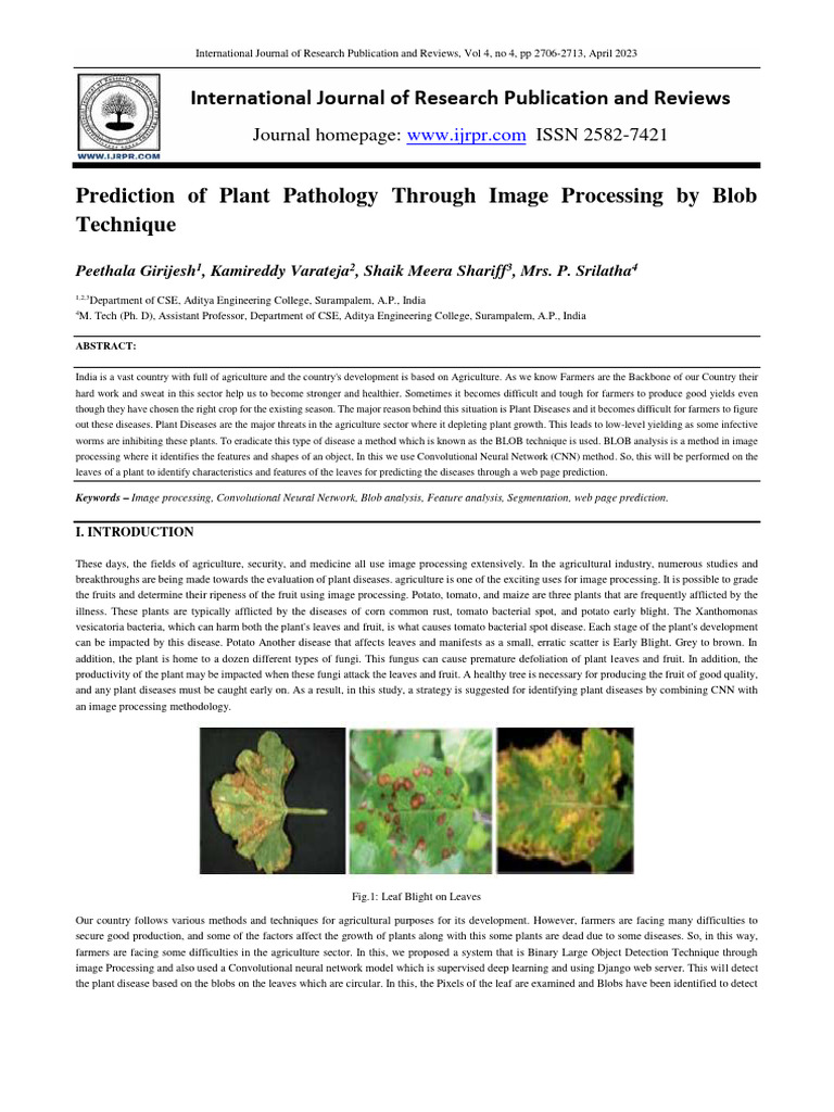 IJRPR11744 | PDF | Machine Learning | Applied Mathematics