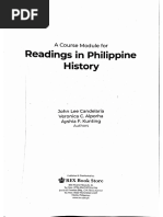 READINGS IN PHILIPPINE HISTORY (Reviewer) | PDF | Historiography | Historian