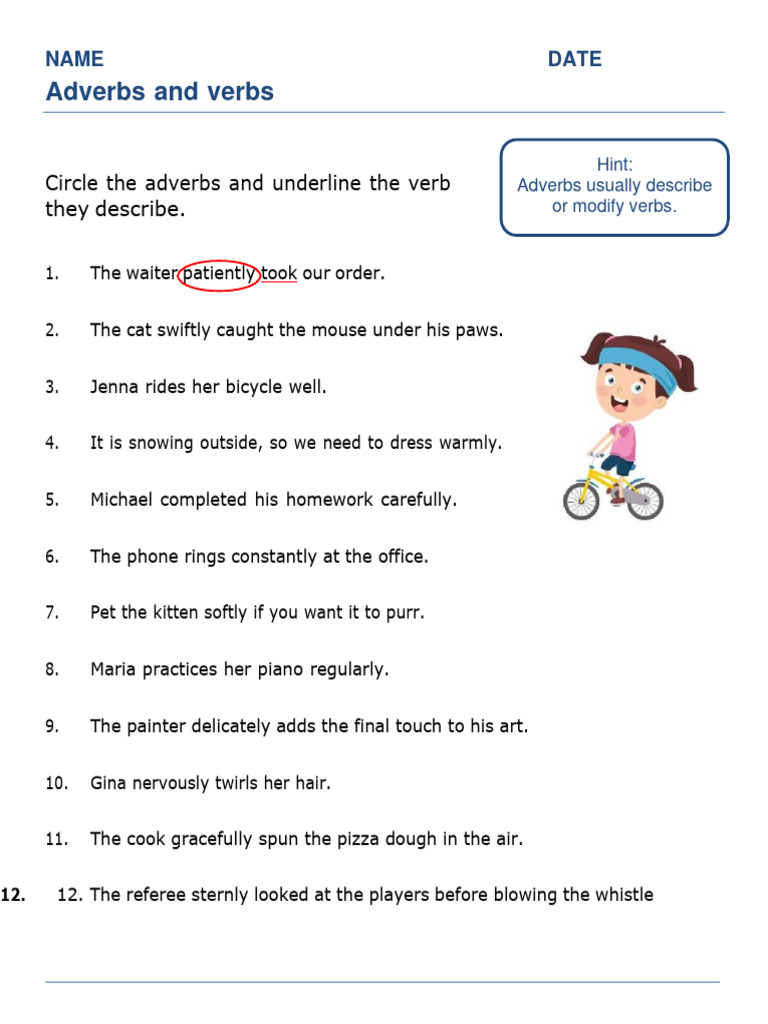 Adverbs 1 | PDF